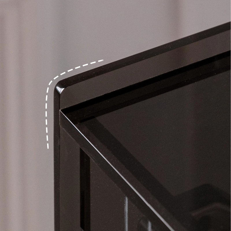 interanest Acrylic corner cabinet decorative accent cabinet | Wayfair