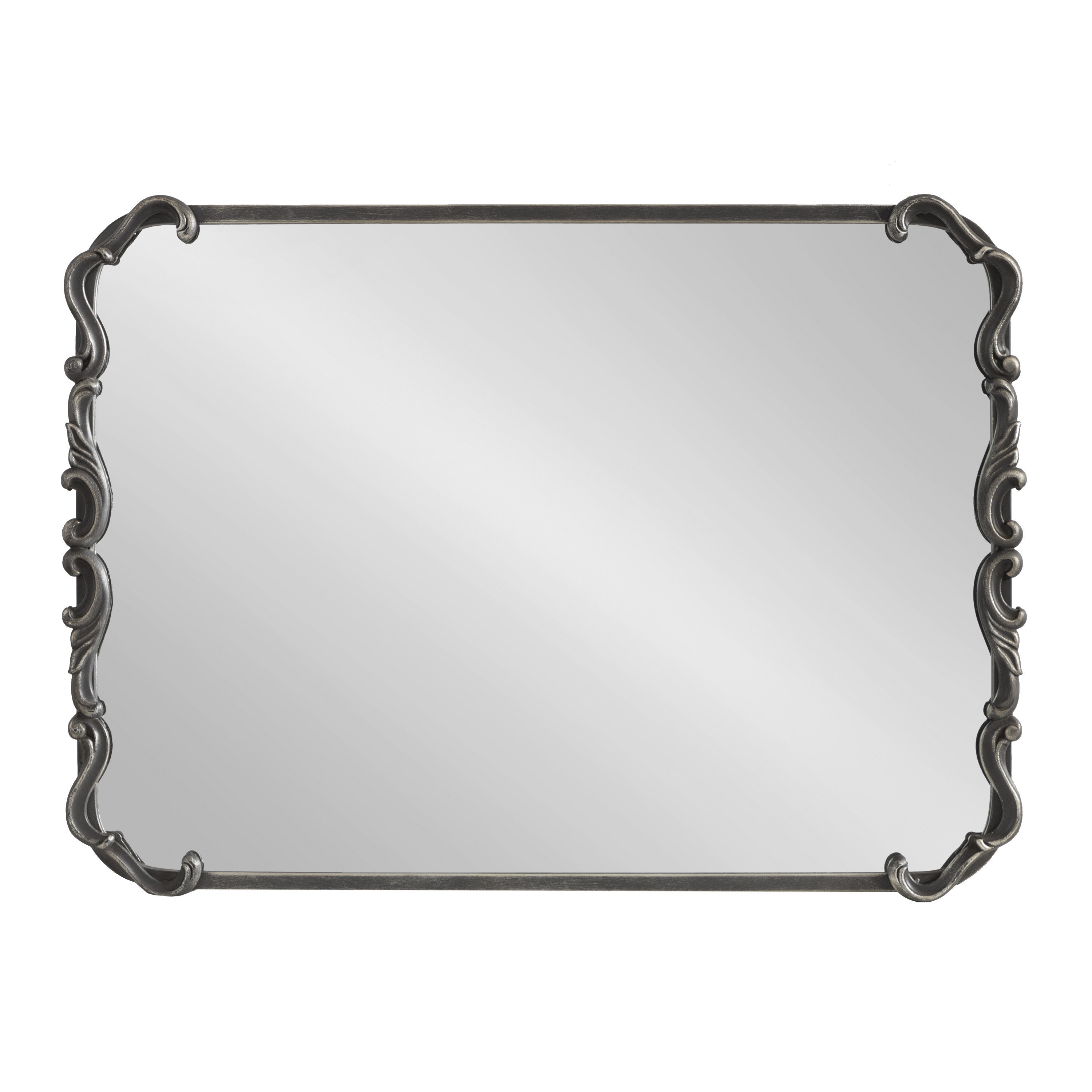Alcott Hill® Ornate Rectangle Metal Wall Mirror & Reviews | Wayfair