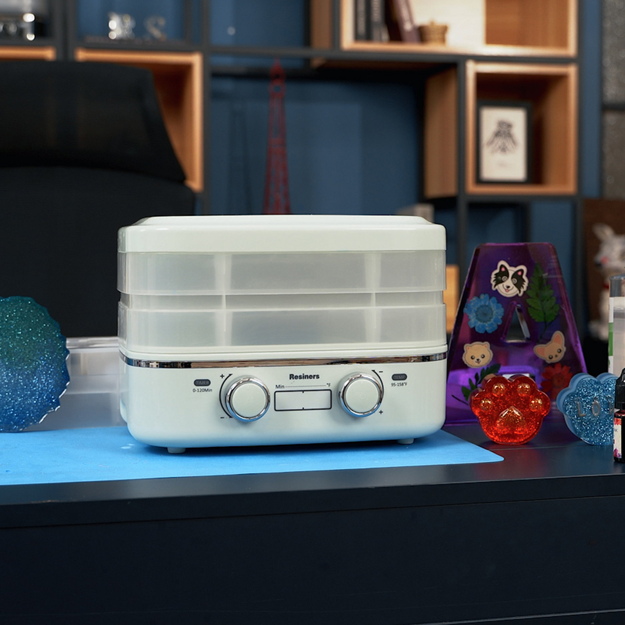 Ackitry Resiners Resin Curing Machine with Larger Tray for Resin ...