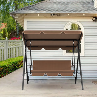 Three Person Porch Swings You'll Love | Wayfair