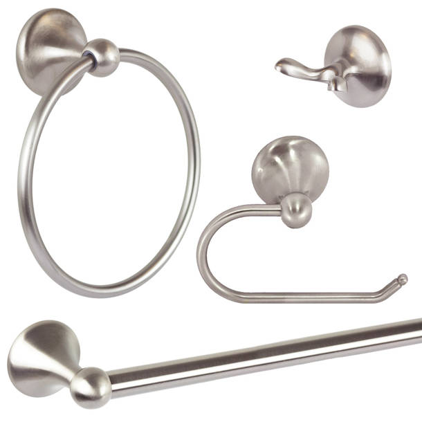 Parlos Home 4 - Piece Bathroom Hardware Set | Wayfair