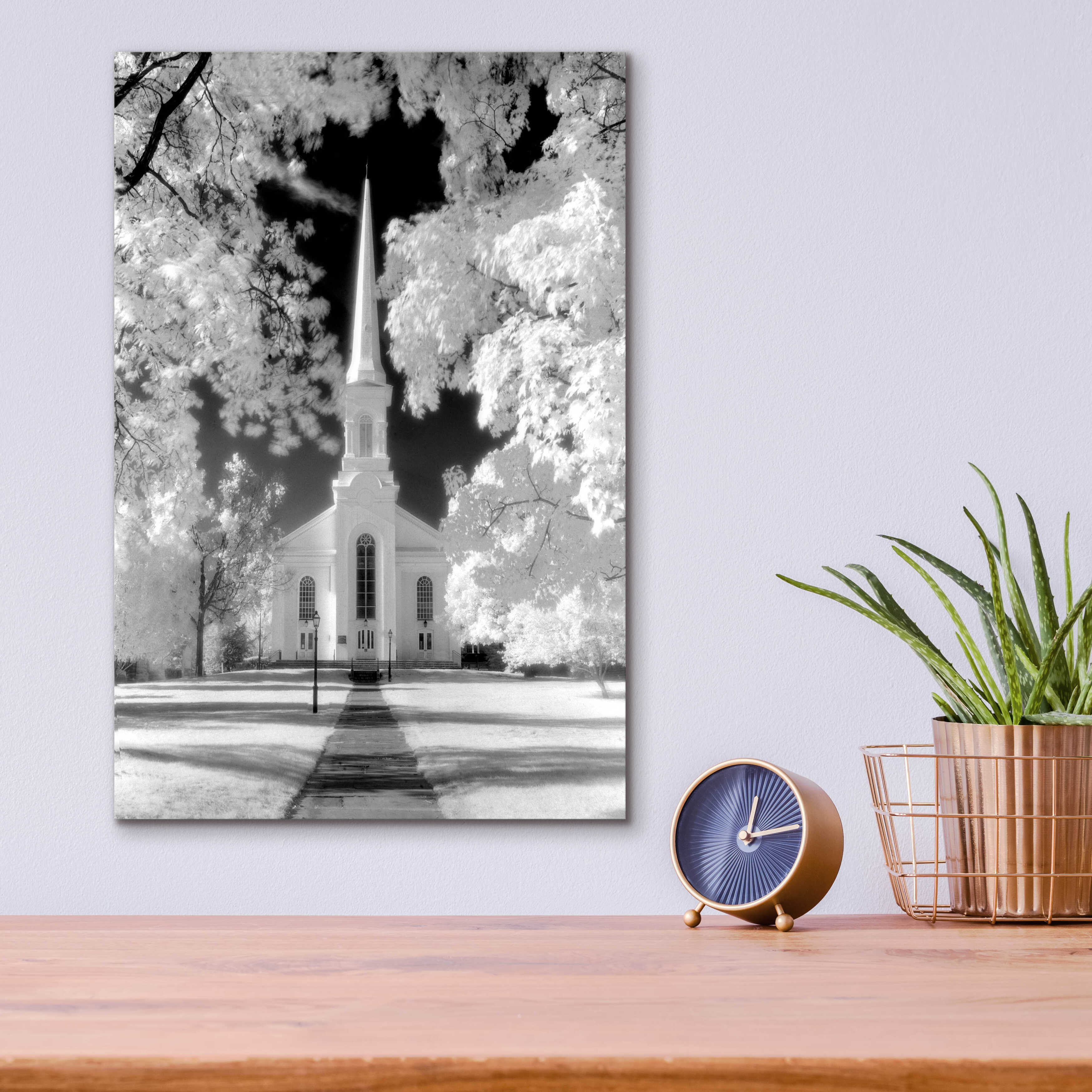 Latitude Run® " Westfield Church Infrared " by Mike Jones | Wayfair
