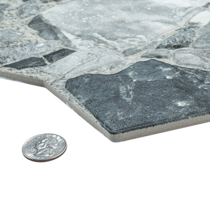 Merola Tile Rambla 15" x 23" Porcelain Stone Look Wall & Floor Tile ...