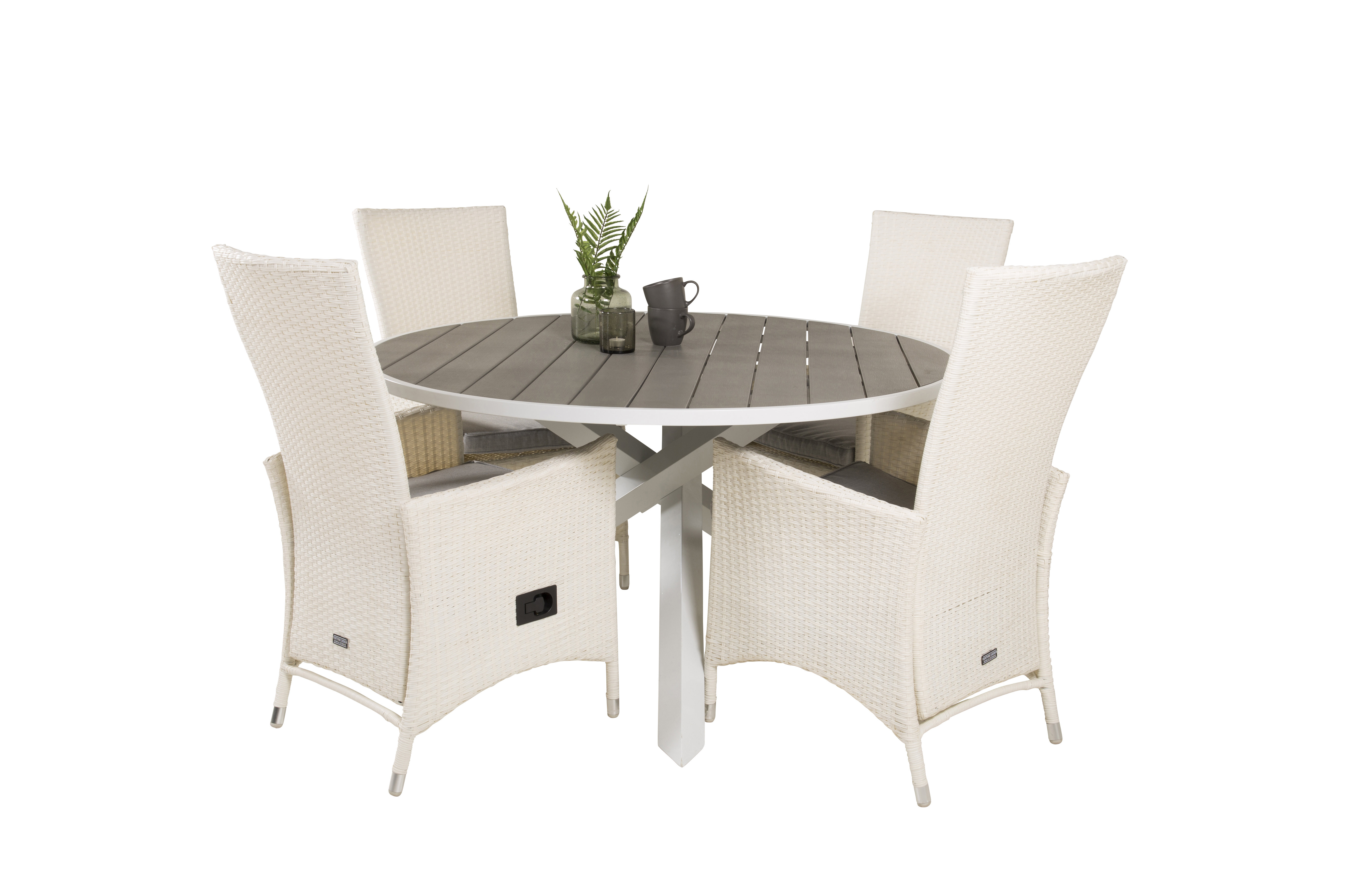 Dakota Fields Akia 4 Seater Dining Set with Cushions | Wayfair.co.uk