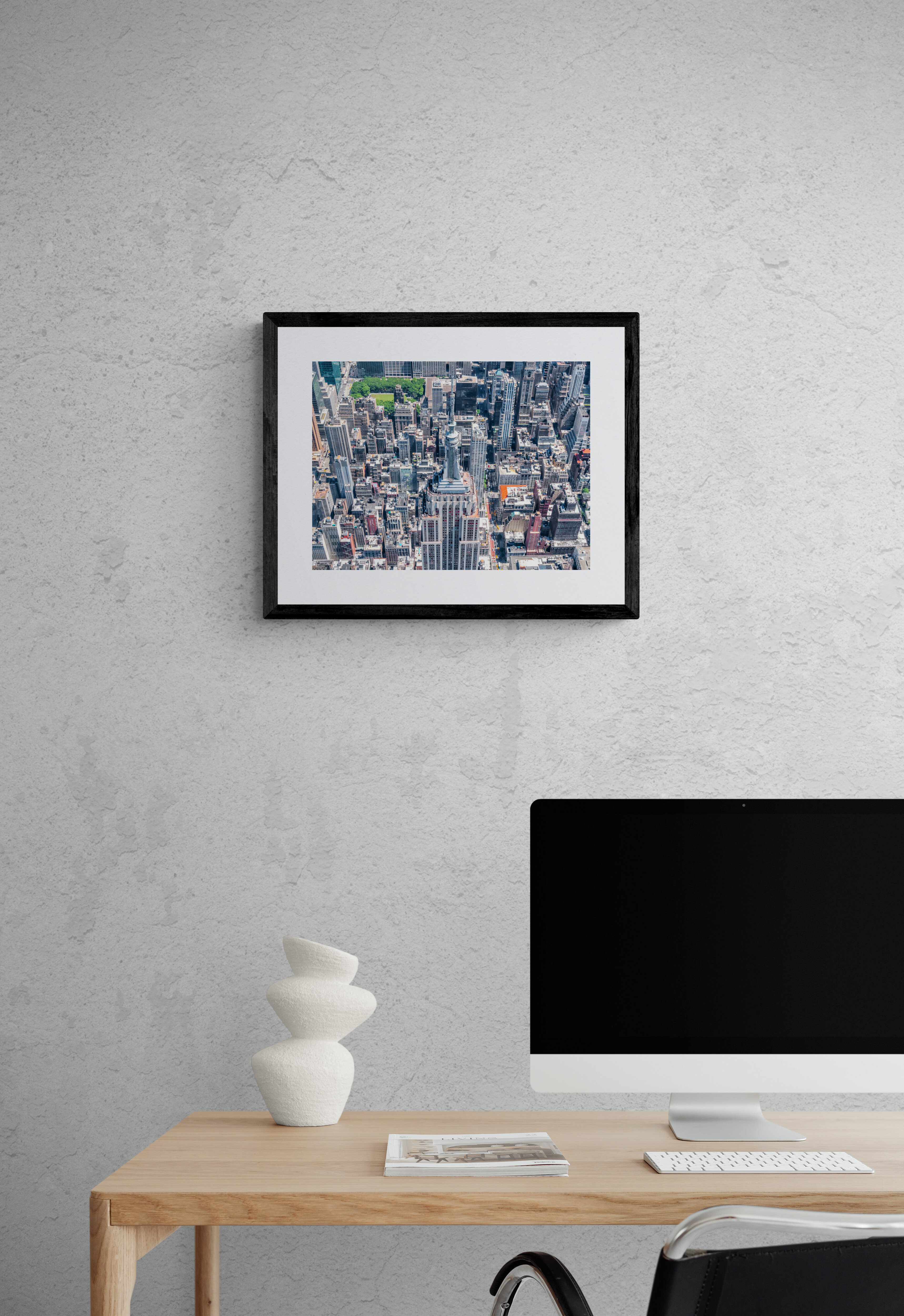 Made & Curated Empire State Building by Helicopter by Richard Silver ...