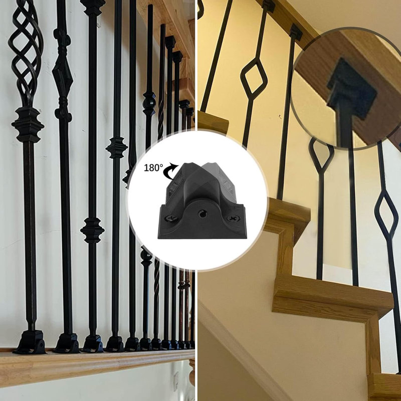 Sidasu Baluster Shoes Baluster Swivel Shoes With Screws,set Of 50 | Wayfair