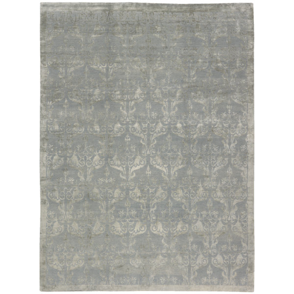 Odegard Carpets Niagara Hand-Knotted Area Rug in Riverstone | Wayfair