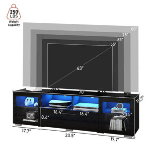 Wrought Studio Halayna 70'' W Storage Credenza | Wayfair