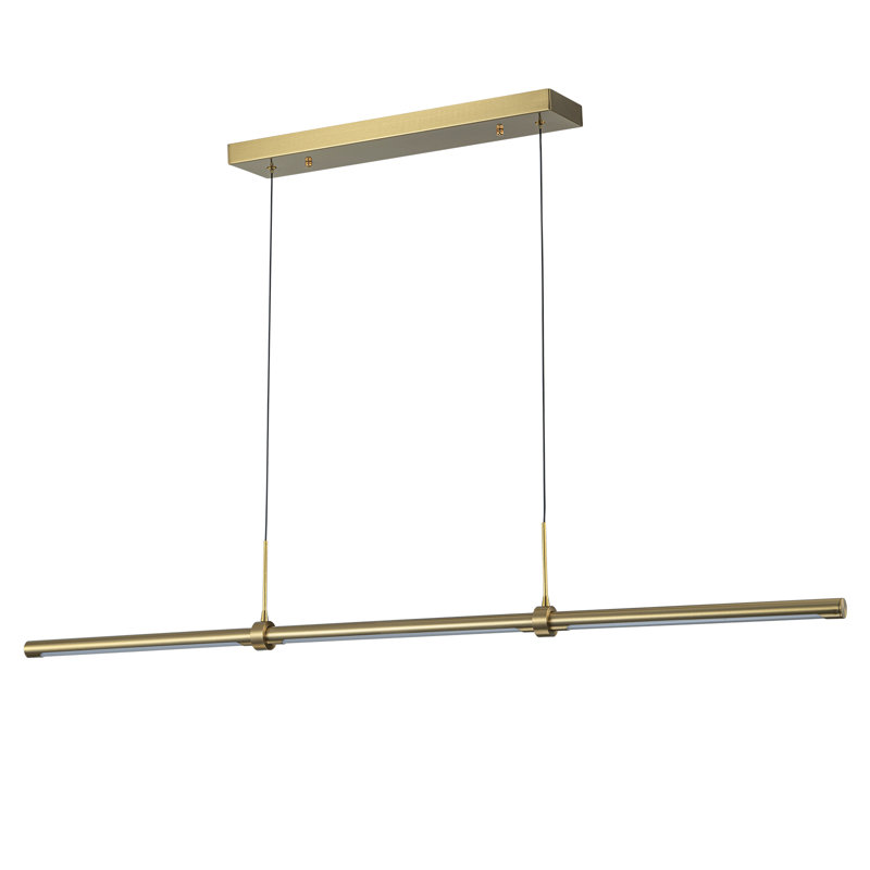 Ebern Designs Ailah 3 - Light Matte Black LED Kitchen Island Pendant ...
