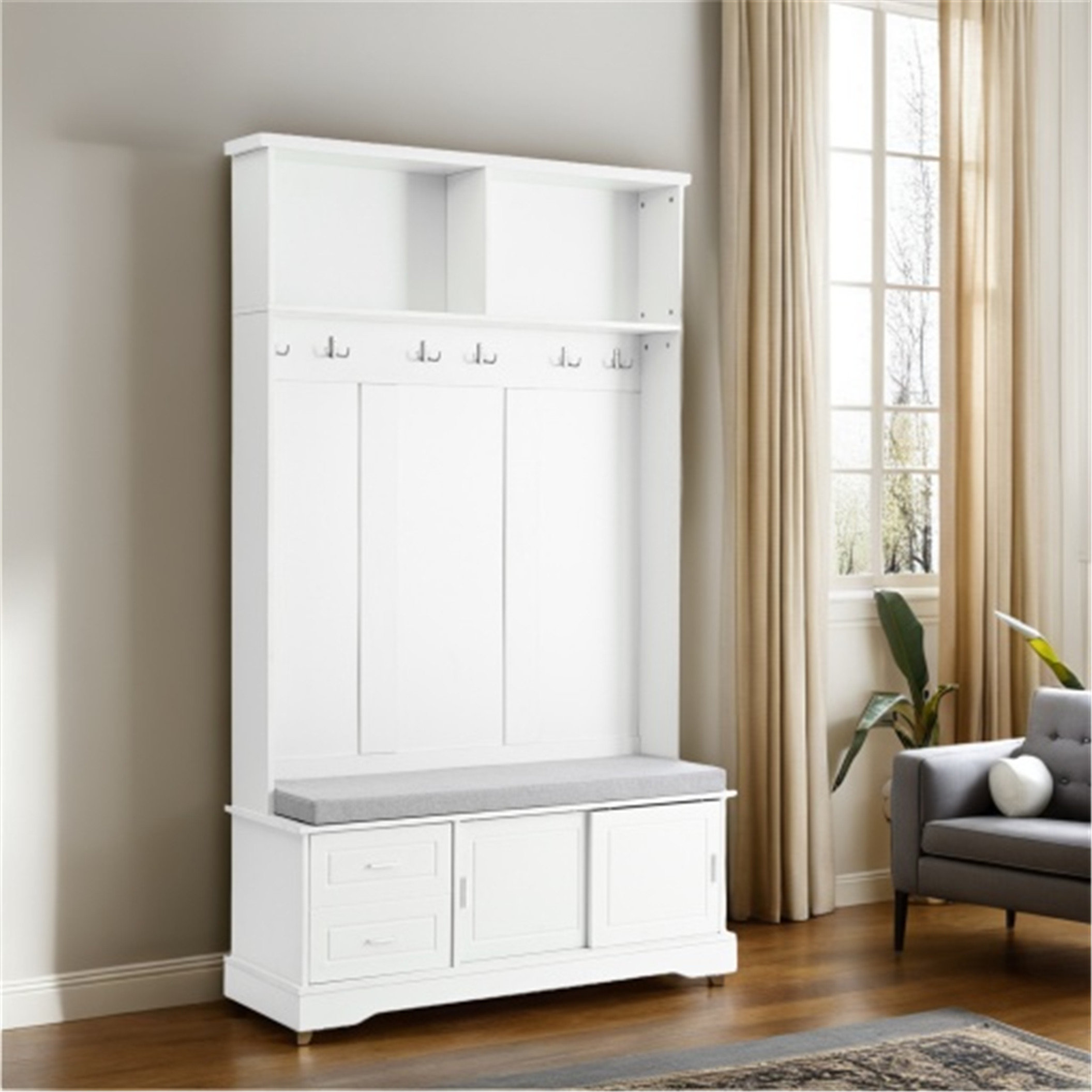 Lark Manor Versatile Hall Tree with Multiple Functions and Stylish ...