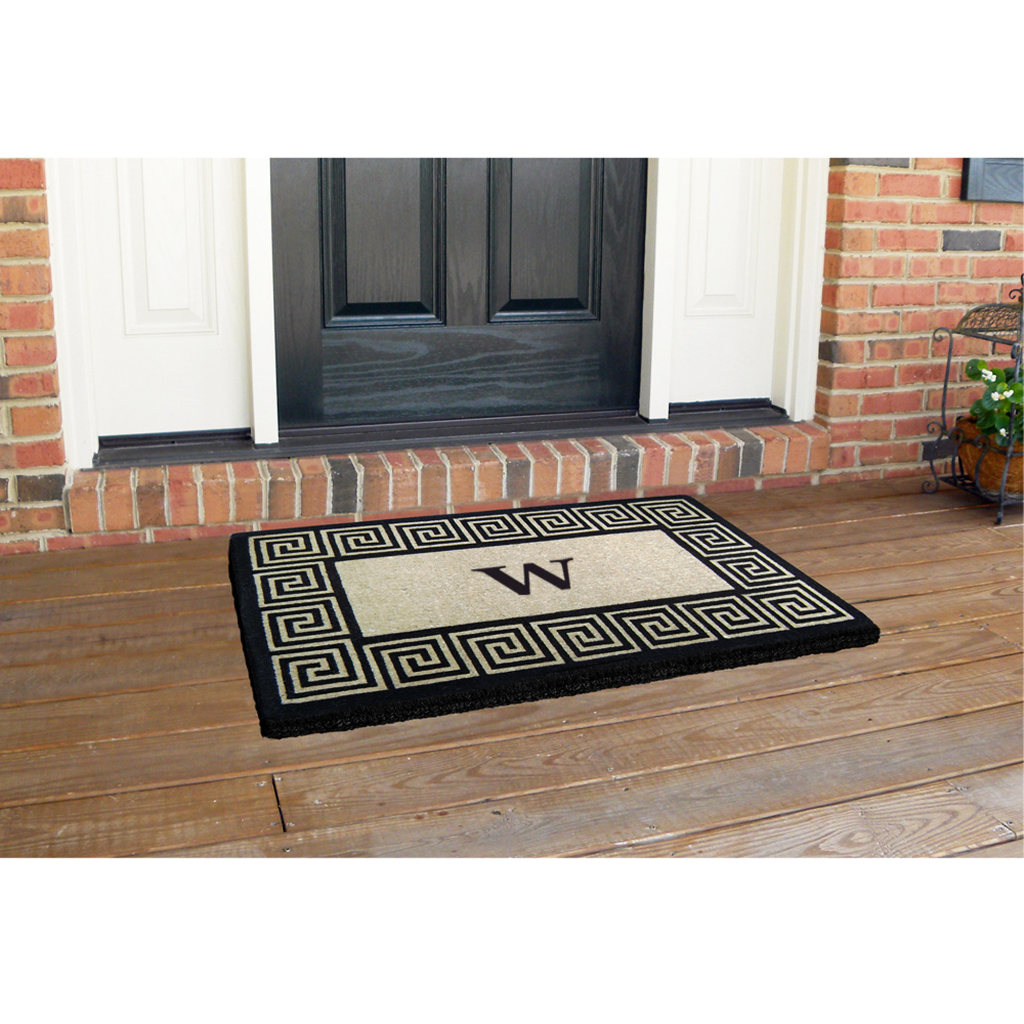 Winston Porter Daniell 48 in. x 30 in. Non-Slip Outdoor Door Mat ...