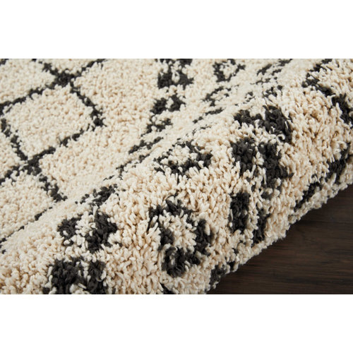 Mistana™ Calion Machine Woven Performance Cream/Ivory Rug & Reviews ...