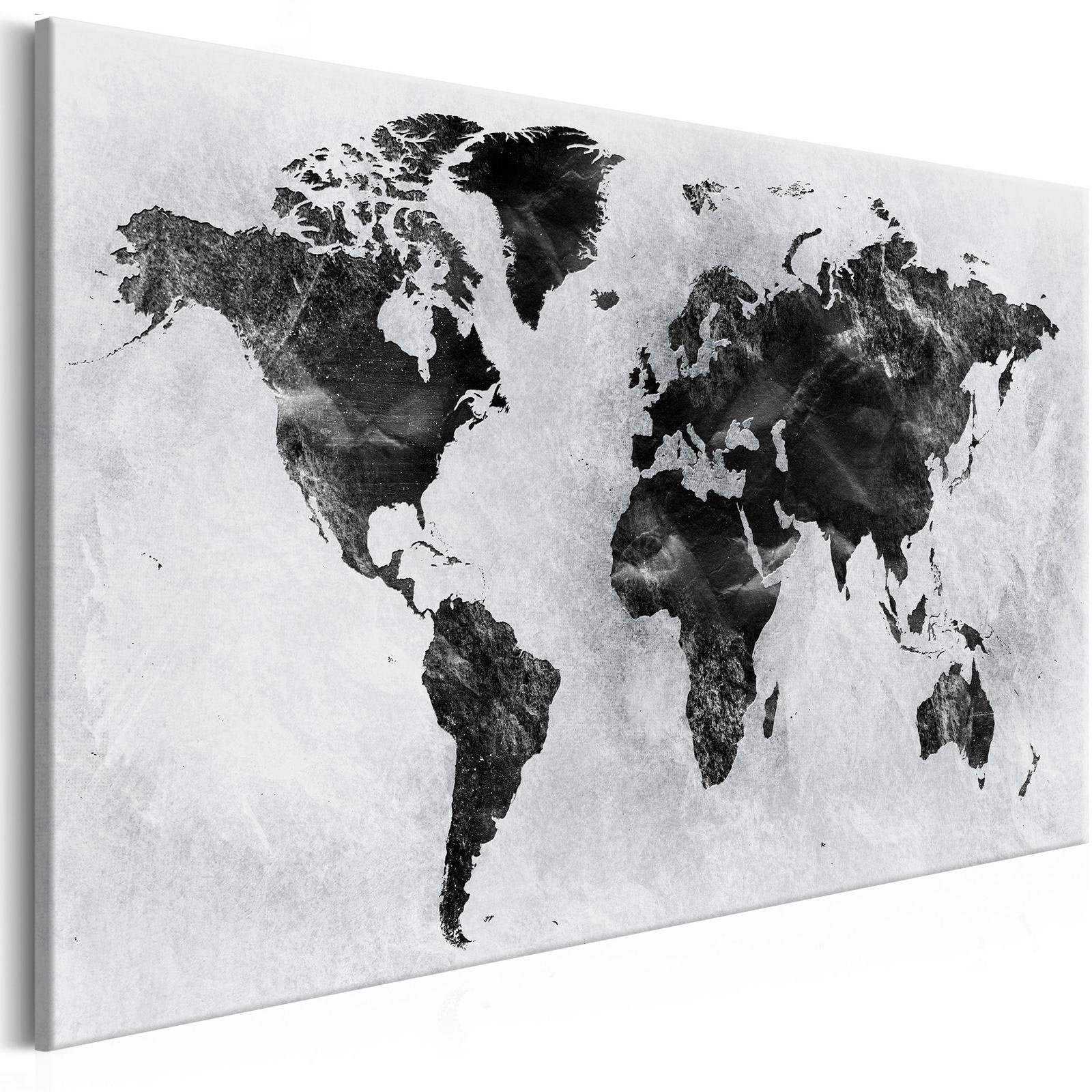 17 Stories Beyla Colorless World On Canvas Print | Wayfair