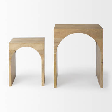 Dovetail Furniture Briar 47-Inch Rectangular Teak Root Block Style ...