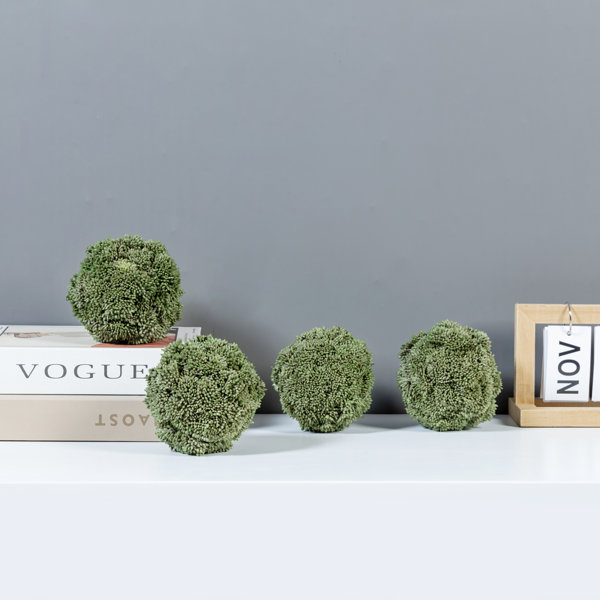 Primrue 4 Piece Home Décor Decorative Ball Objects Vase Filler ...