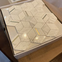 Supreme Tile Natural Dorato Marble Mosaic Wall Tile & Reviews | Wayfair