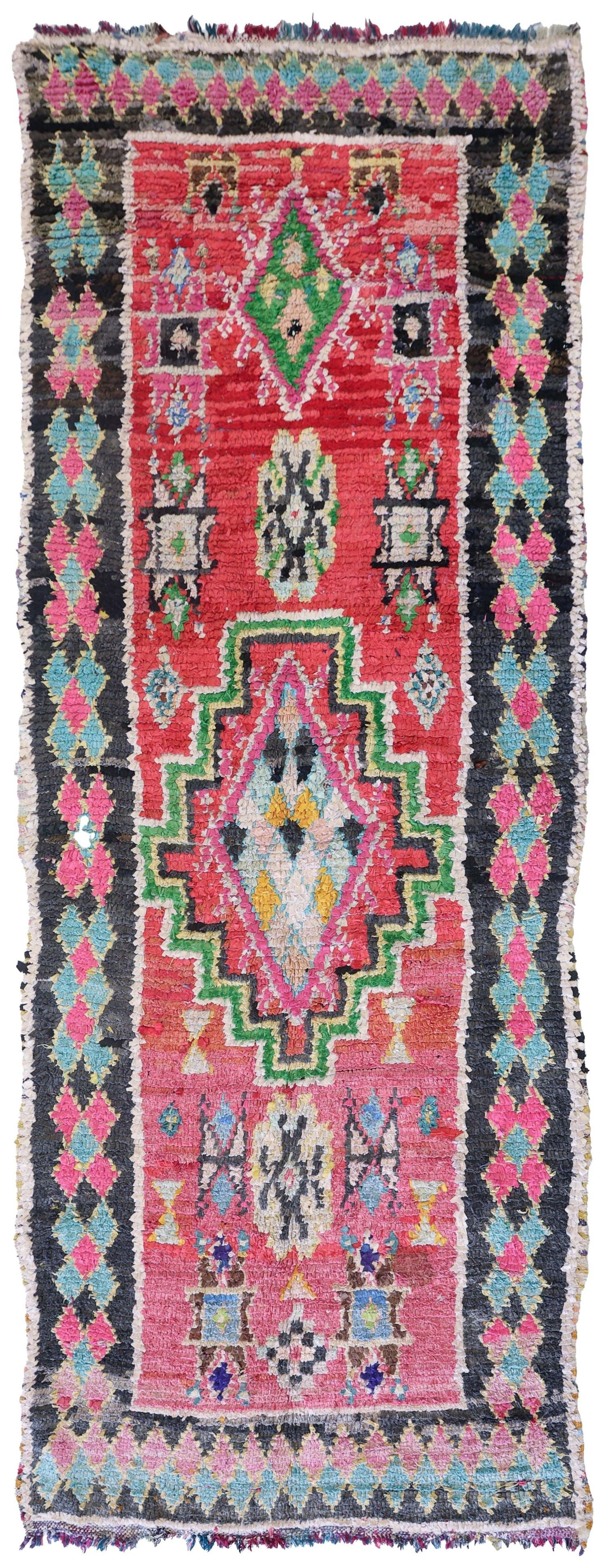 Landry & Arcari Rugs and Carpeting Vintage Moroccan Berber Wool On Wool ...