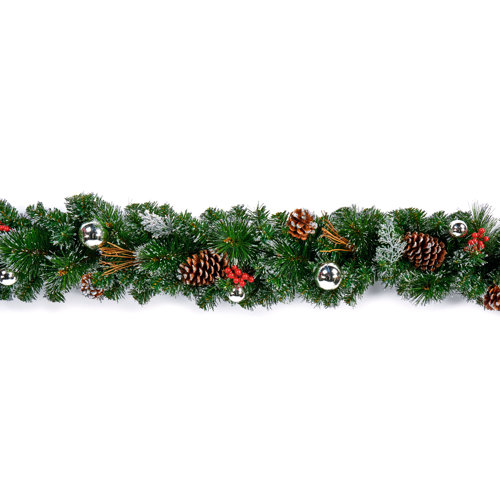 The Seasonal Aisle 180cm Garland & Reviews | Wayfair.co.uk