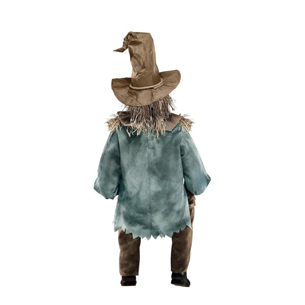 The Holiday Aisle® Scary Sitting Scarecrow Animatronic,Decorations ...