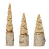 The Holiday Aisle® Hand-Carved Birch Wood Tree With Wood Base | Wayfair