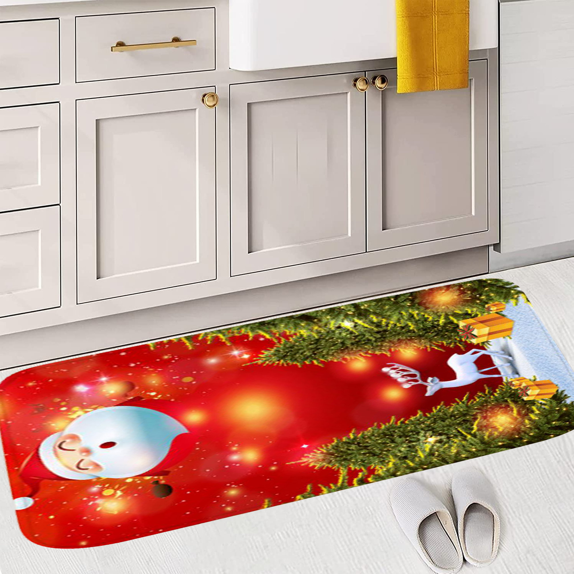 The Holiday Aisle® 1.96FT X 5.83FT Thickened Flannel Fabric Rugs With ...