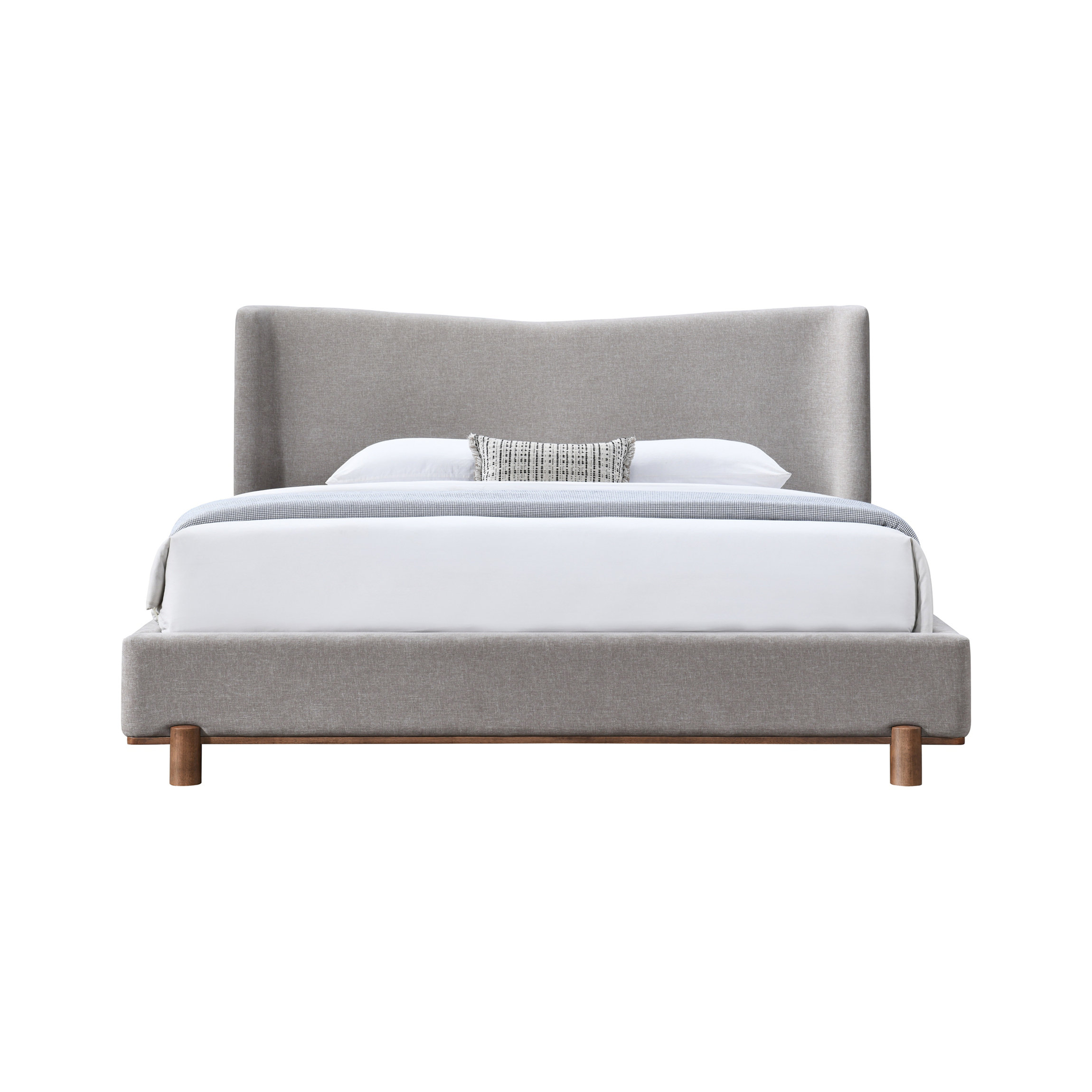 Latitude Run® Melbourne Gray Queen Bed | Wayfair