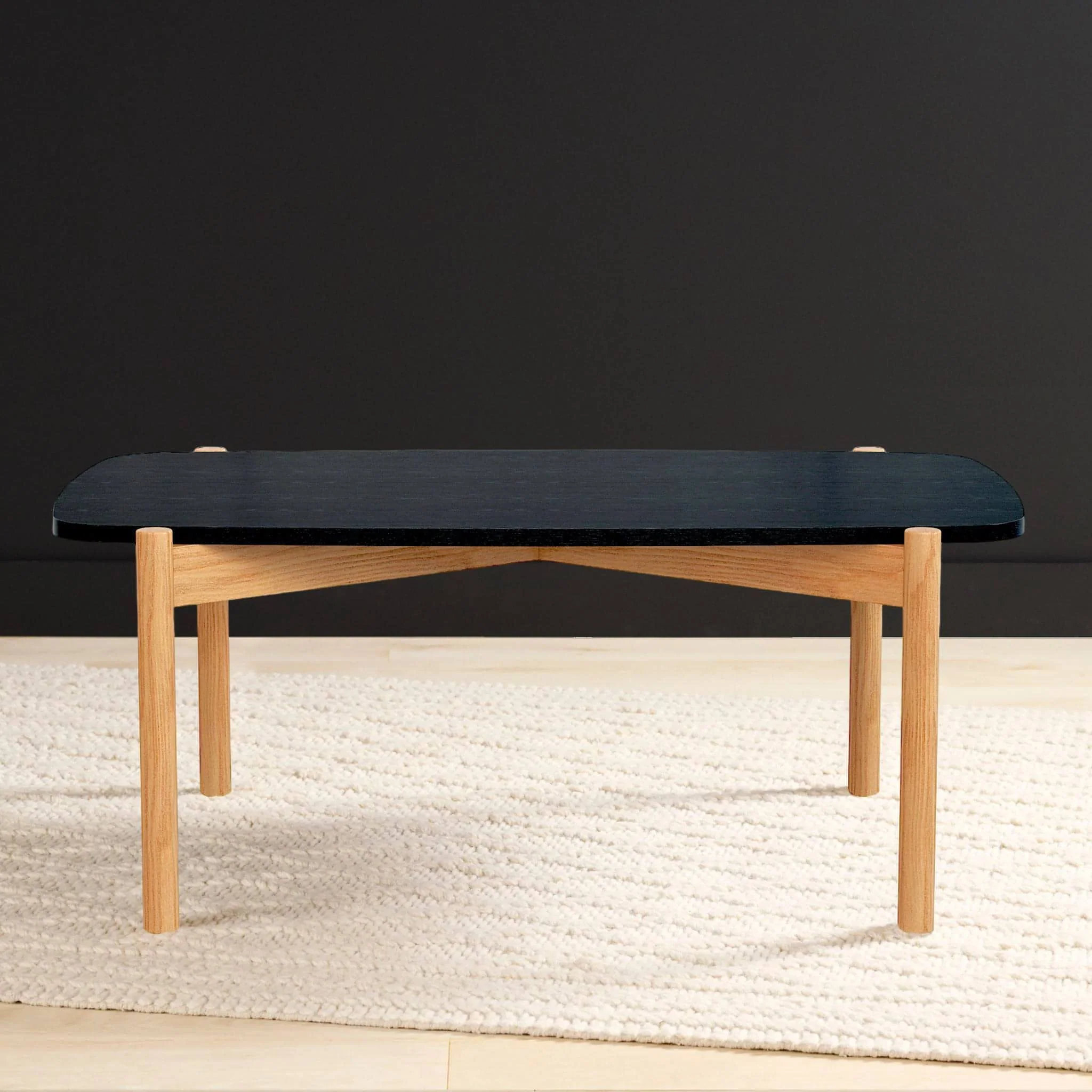 Rabbet Clinton Solid Wood Four Leg Coffee Table | Wayfair