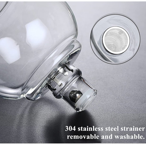 House Of Hampton® 12oz. Glass Teapot Set | Wayfair
