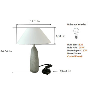 Dakota Fields BLOWN SAND TABLE LAMP & Reviews | Wayfair