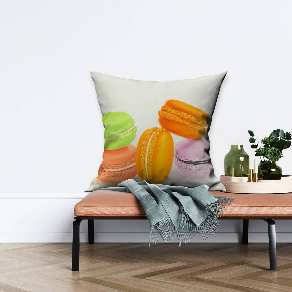 Begin Edition International Inc. Small bites of macaroons - 26"x26 ...