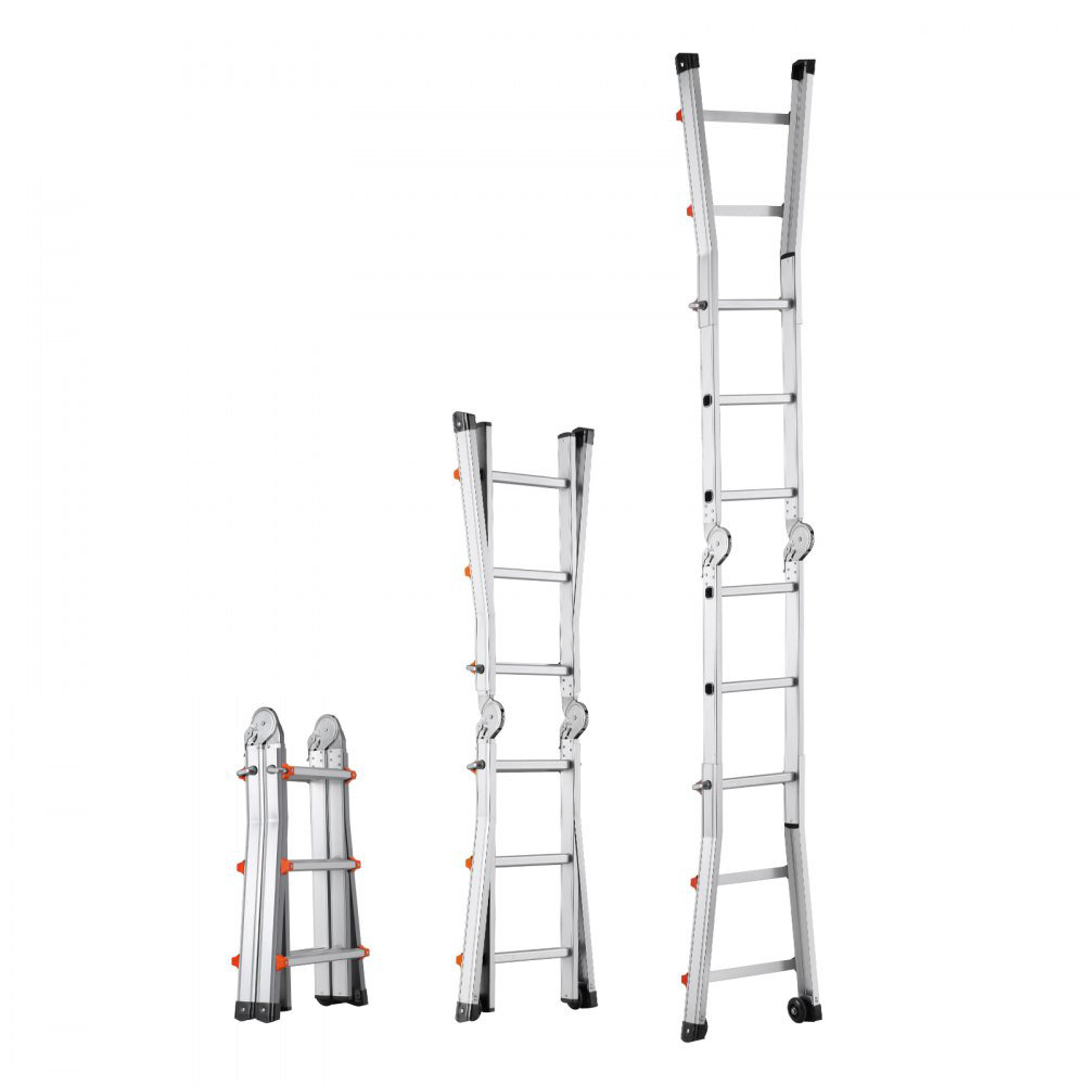 Ivy Bronx Telescoping Ladder A Frame Extension Multi-Function for ...