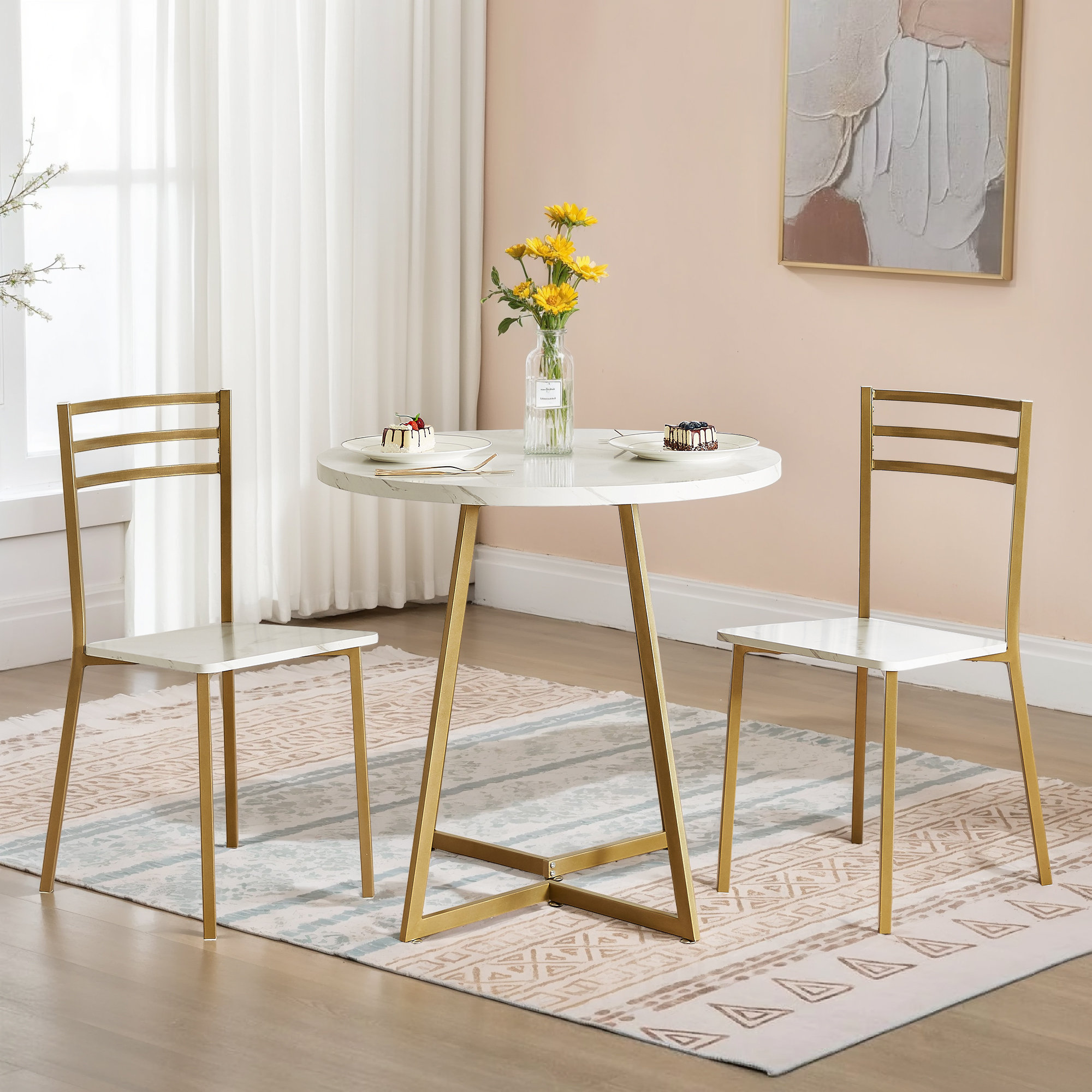 Willa Arlo™ Interiors Kilwin 2 - Person Dining Set & Reviews | Wayfair