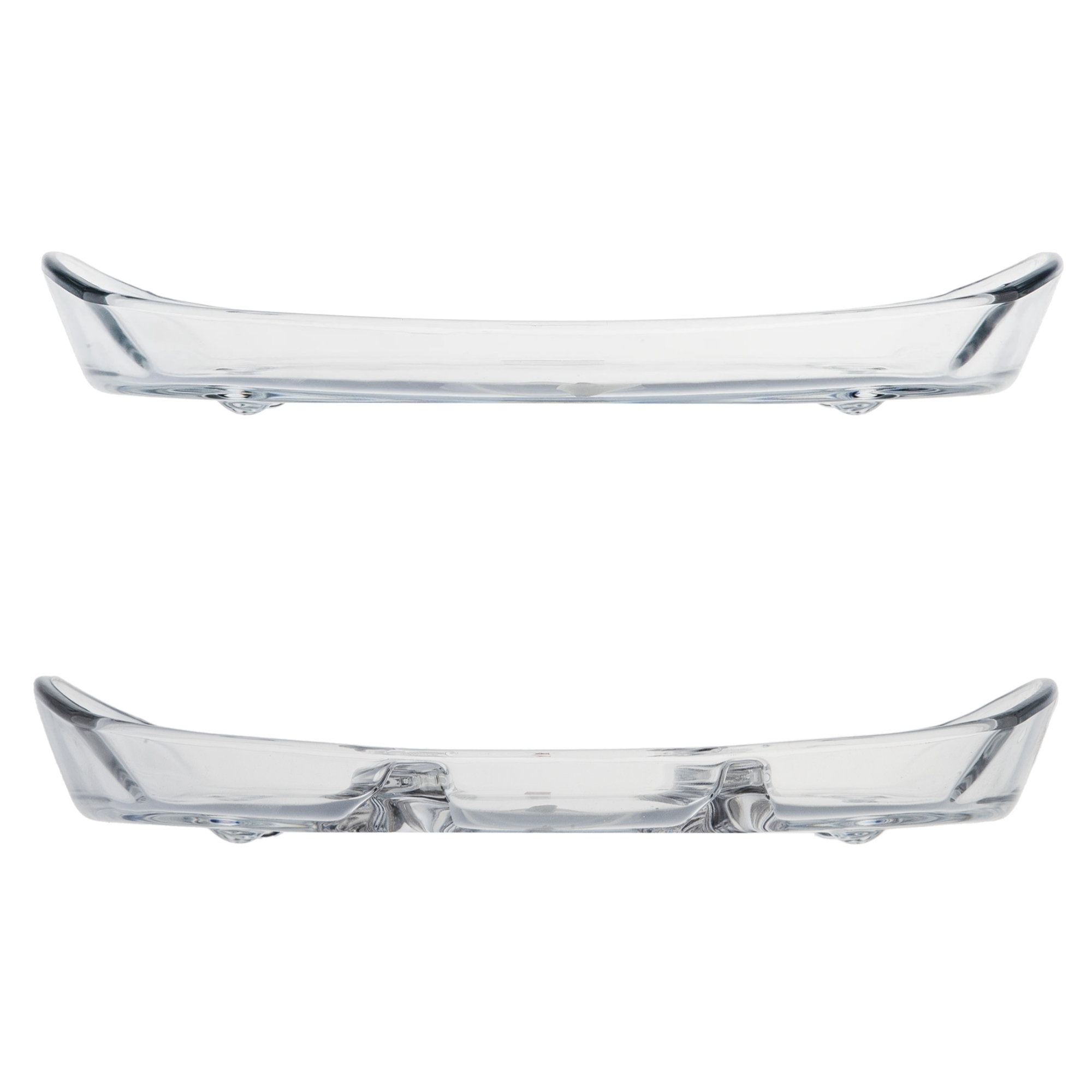 Wrought Studio™ Medico Oblong Glass Tray Set | Wayfair