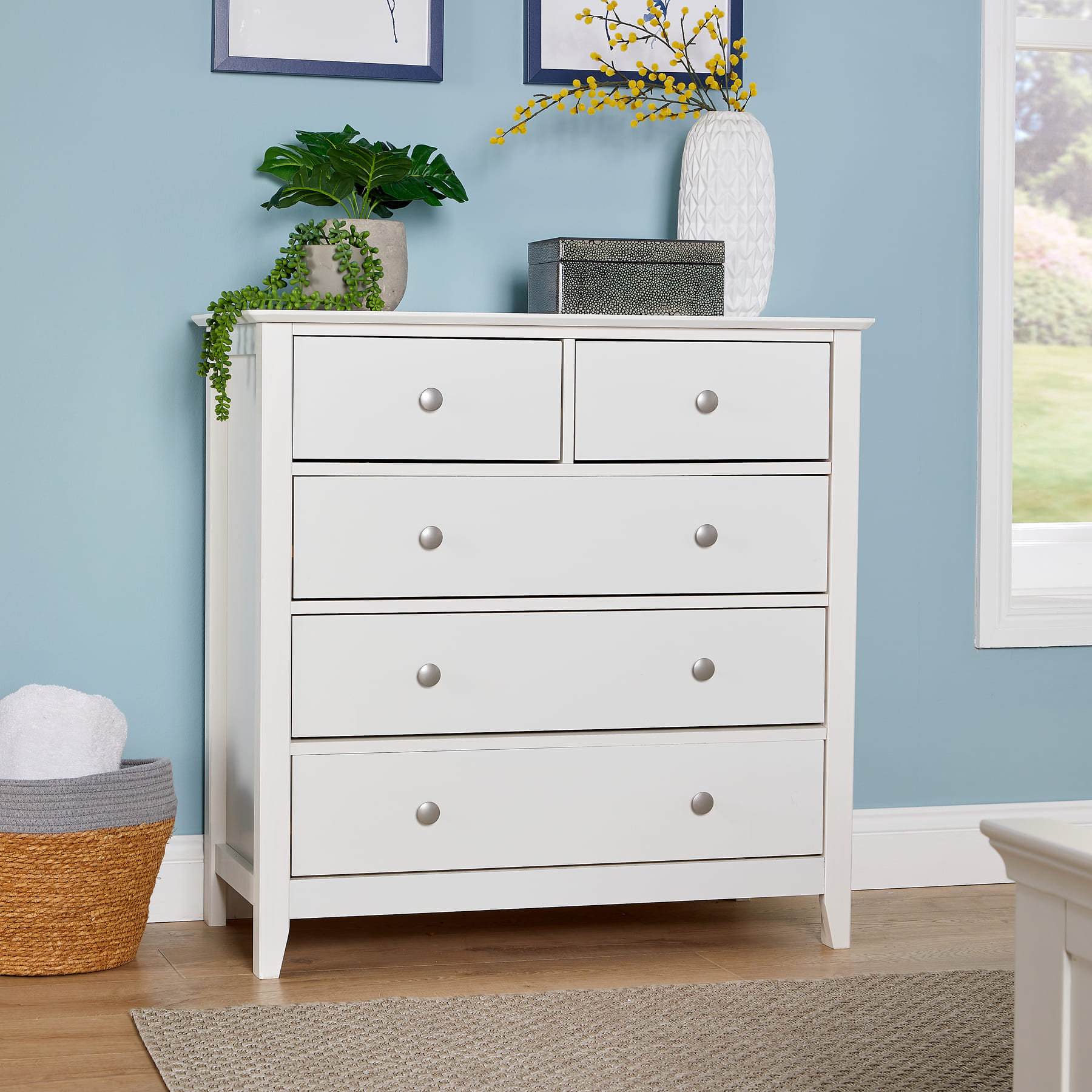 Lark Manor Citronelle 85cm W 5 - Drawer Chest of Drawers | Wayfair.ie