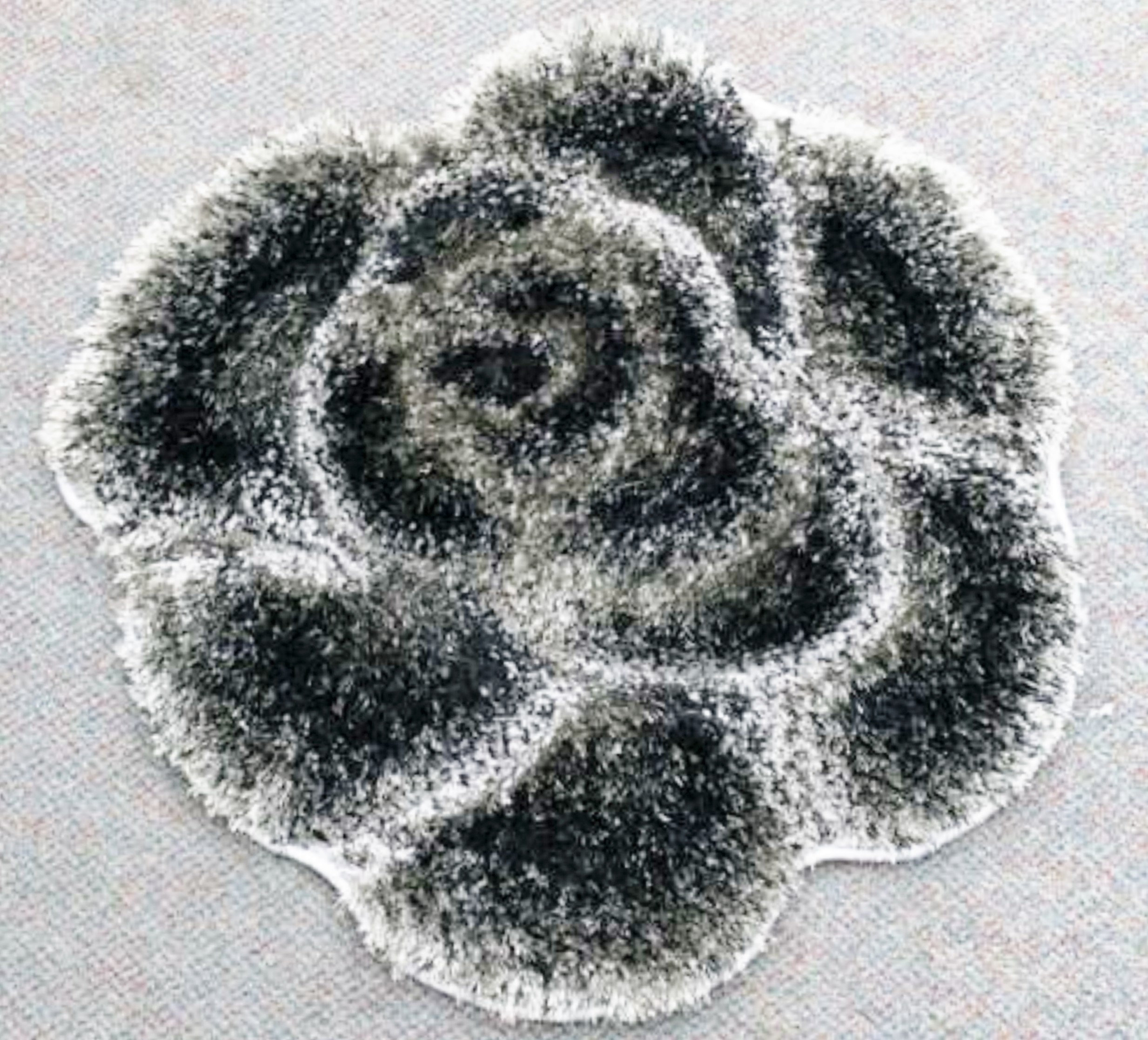 Rosalind Wheeler Luxury Super Soft New Modern Flower Shape Shaggy Rugs ...