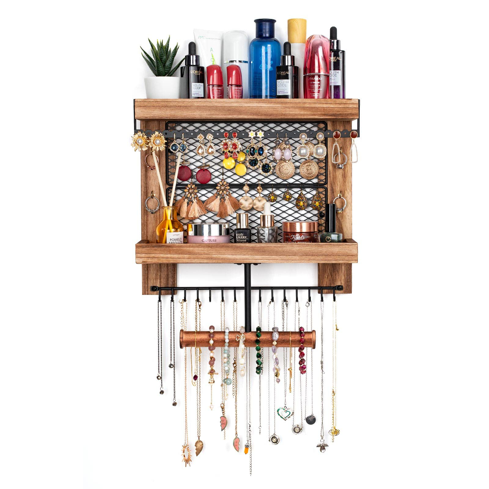 Millwood Pines Wall Mounted Jewelry Box + | Wayfair