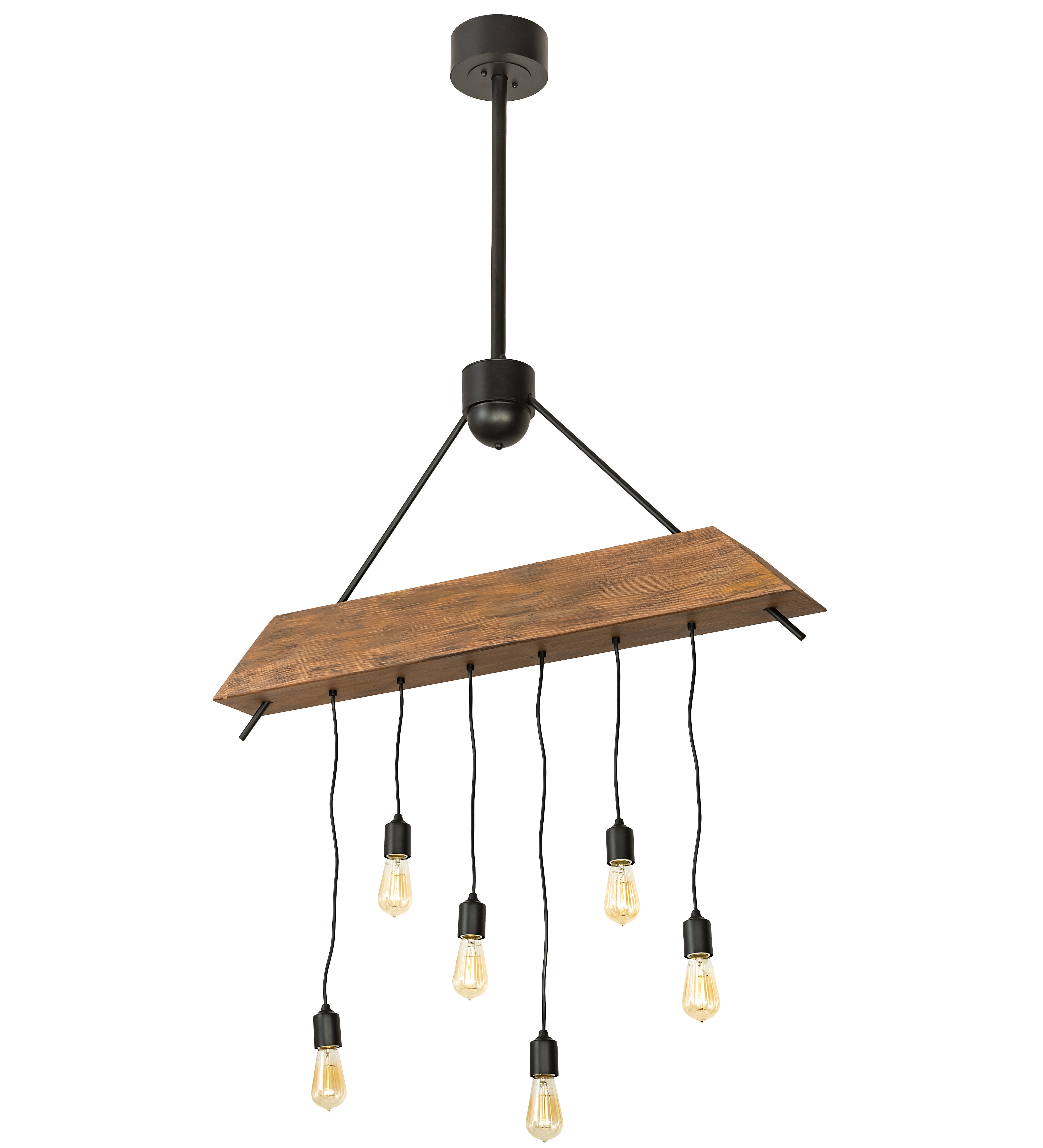 Meyda Lighting Alva Beam 6 - Light Unique / Statement Linear Pendant ...