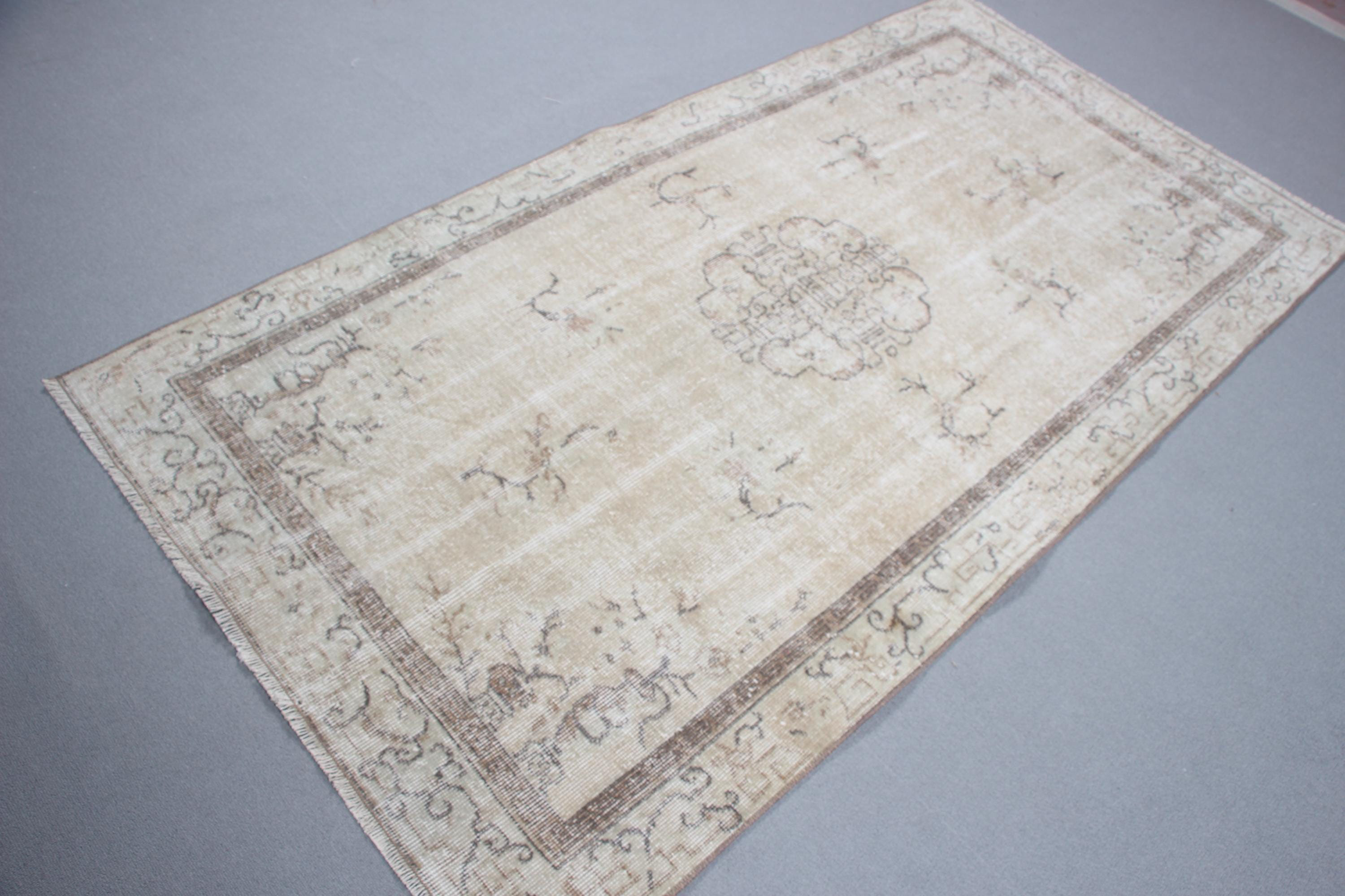 Bungalow Rose Antique Beige Turkish Rug Ideal for Salon Spaces with ...