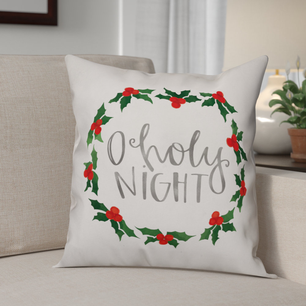 Designs Direct Creative Group Oh Holy Night Throw Pillow | Wayfair
