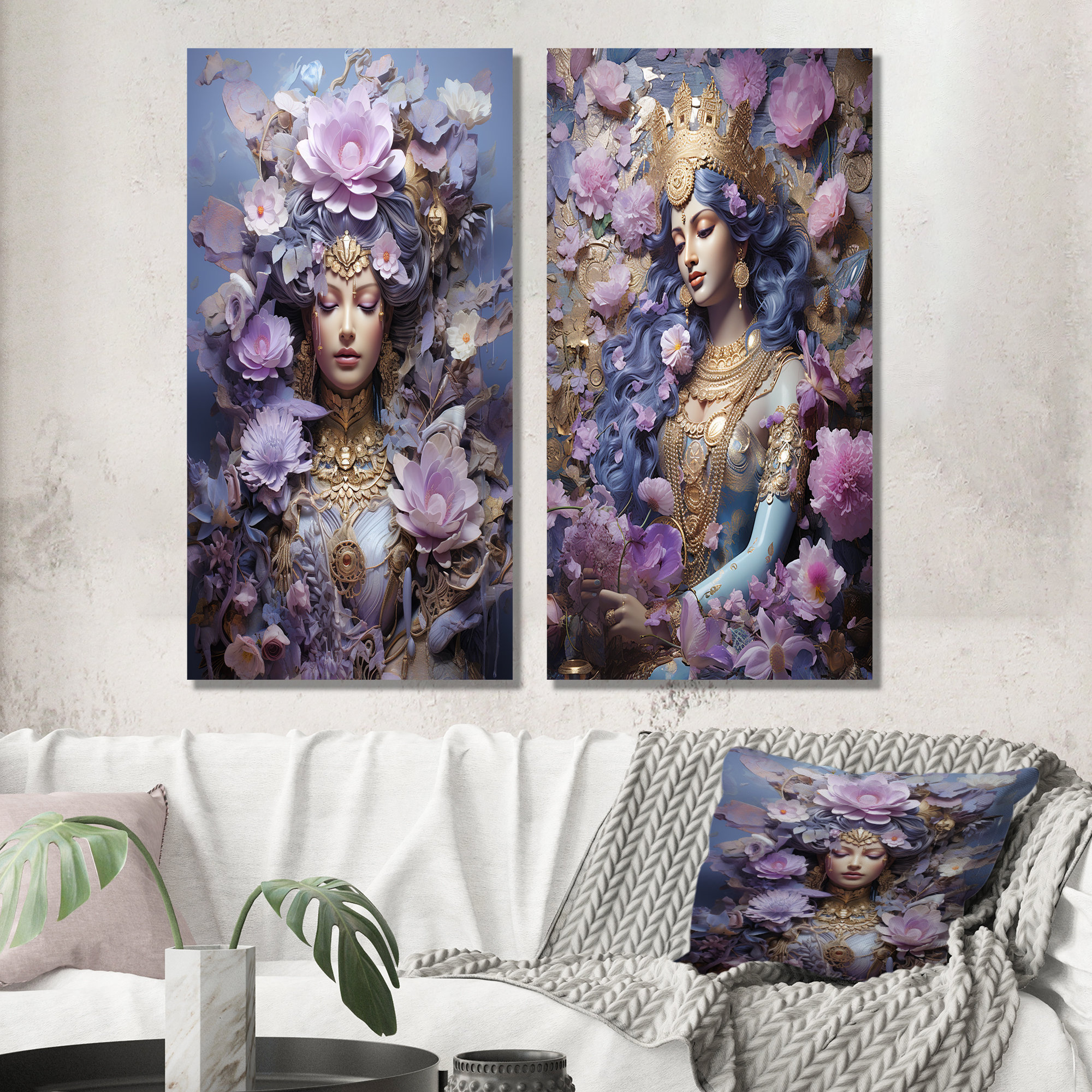 Dakota Fields Hinduism Lakshmis Lustrous Lavender God - Hinduism Metal ...