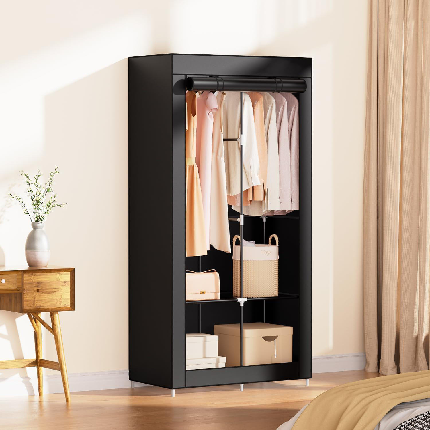 Ophelia & Co. Portable Closet, Wardrobe Closet For Hanging Clothes With ...