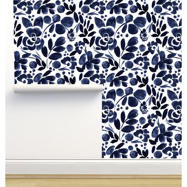 Limitless Walls Crystal W Design Peel & Stick Floral Roll | Wayfair
