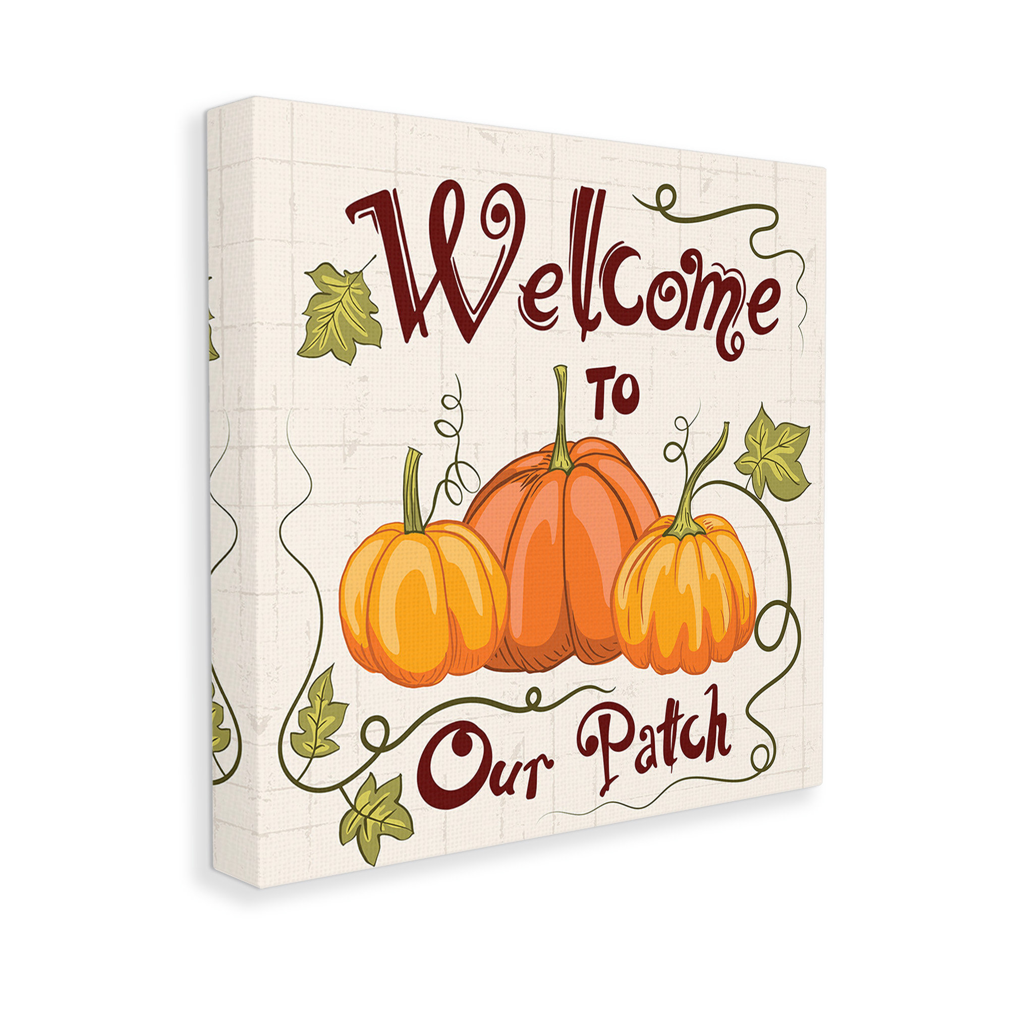 August Grove " Pumpkin Patch Welcome " by Diane Labombarbe on Canvas ...