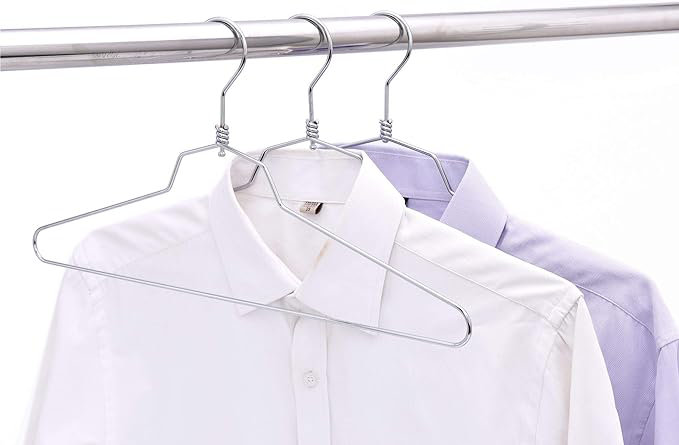 Rebrilliant 16" Quality Metal Hangers, 120-Pack, Swivel Hook,Heavy Duty ...