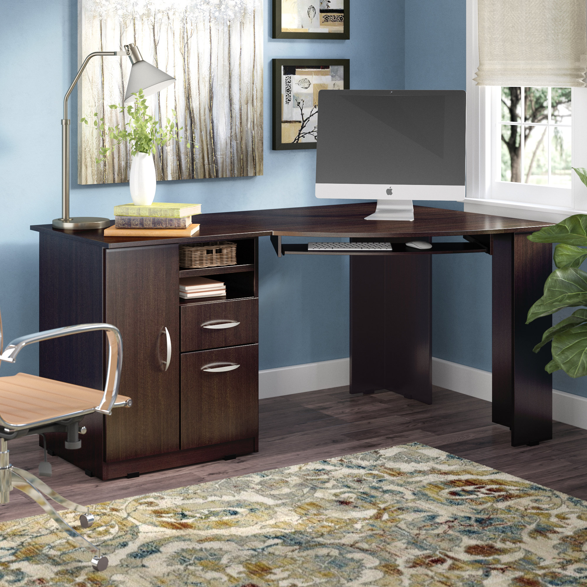 Latitude Run® Ponca Corner Desk & Reviews | Wayfair