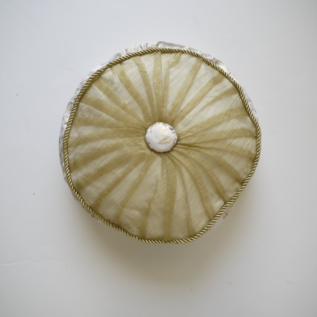 C&F Home 12" Organza Round Pillow | Wayfair