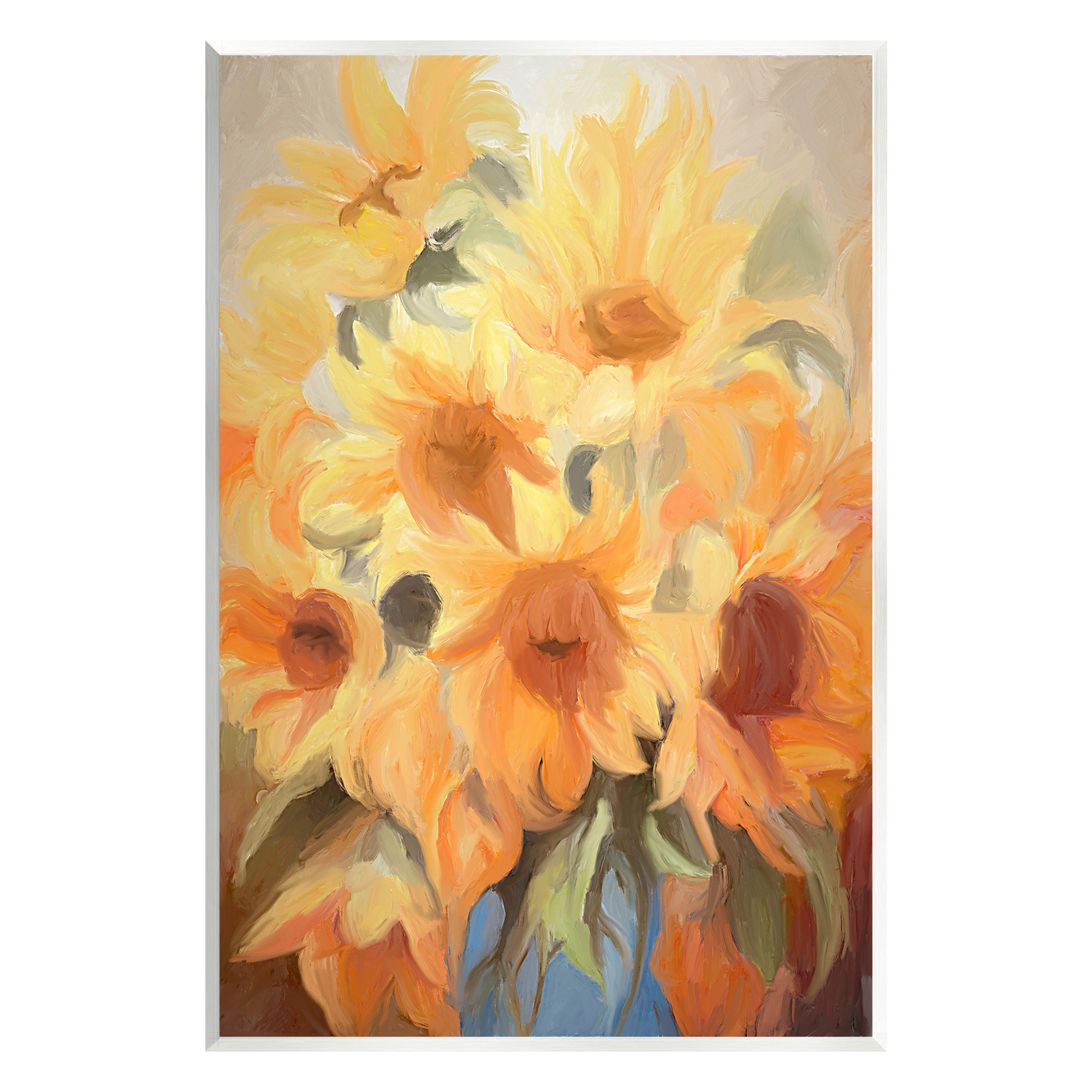 Stupell Industries Traditional Yellow Blooms Wall Plaque Art by Ramona ...