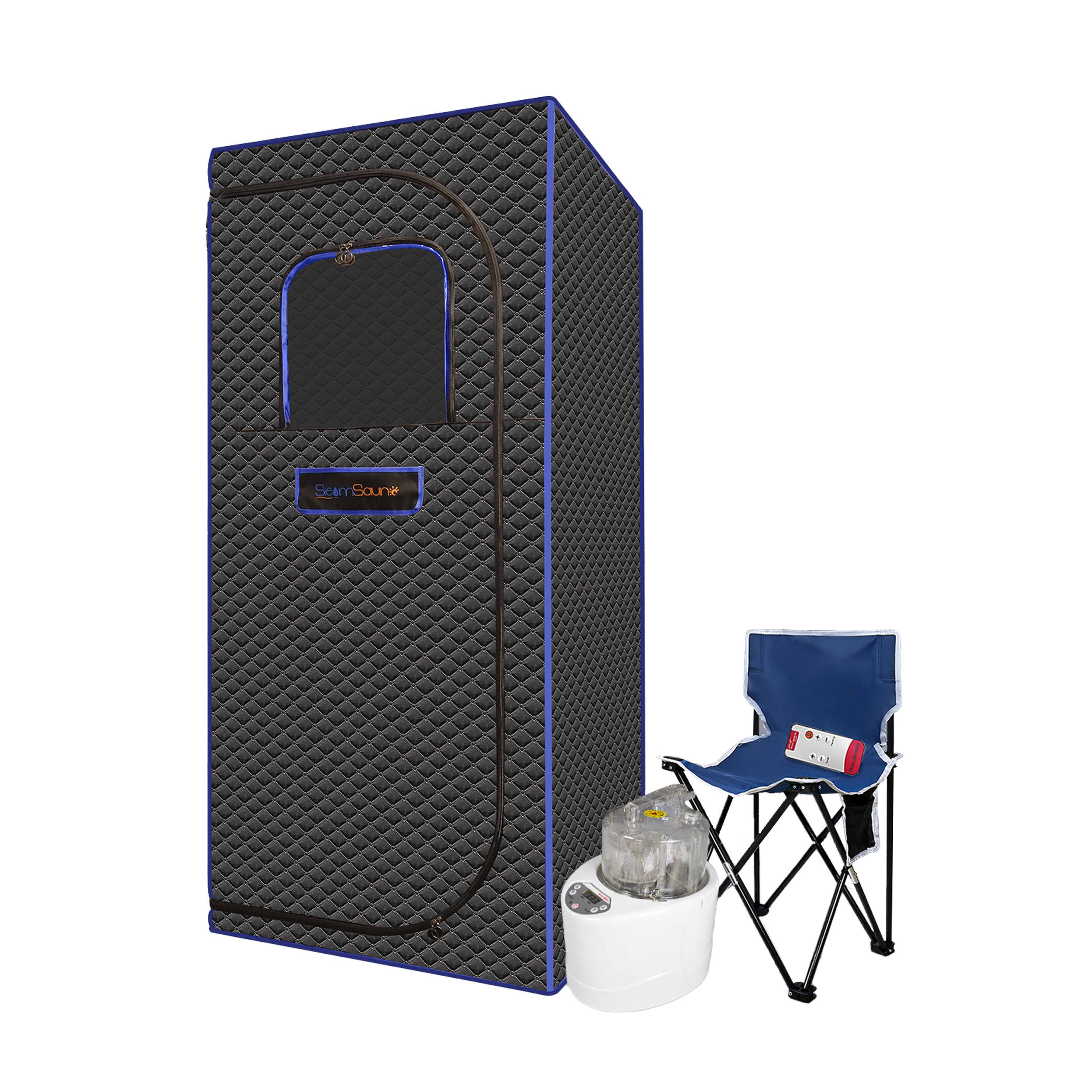 mondawe Portable Full-Size Steam Sauna Tent with 4L 1500W Steam ...