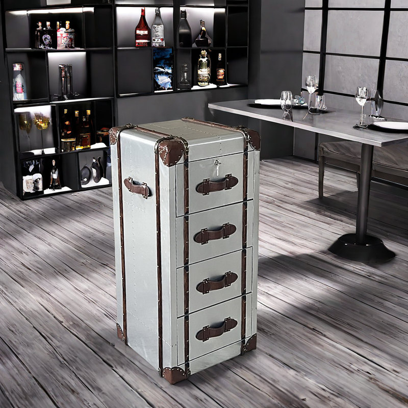 Industrial Style Sofa Industrial Storage Locker With Wooden Frame 19.68 ...