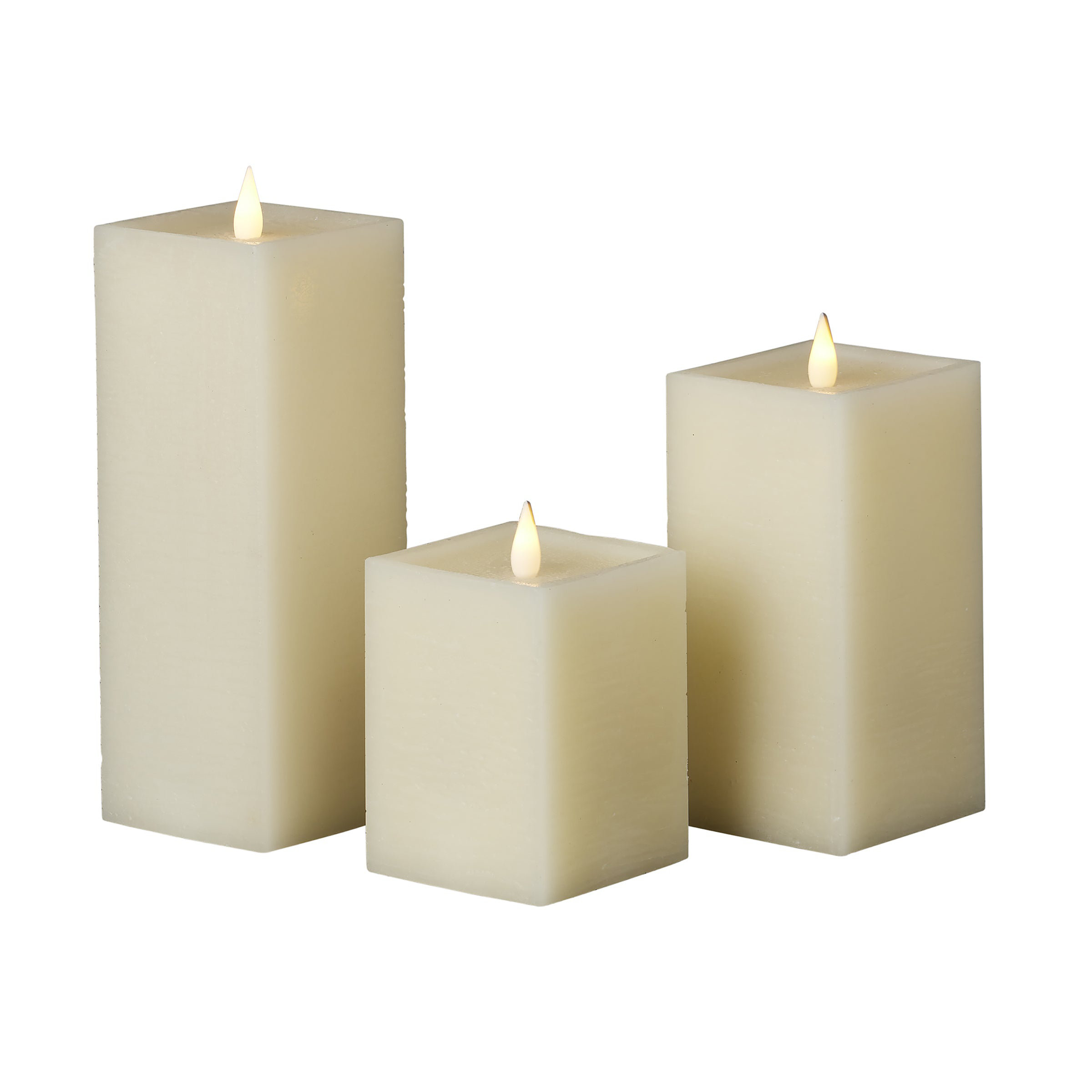 Hokku Designs Classic Motion Flameless Square Candle Set | Wayfair